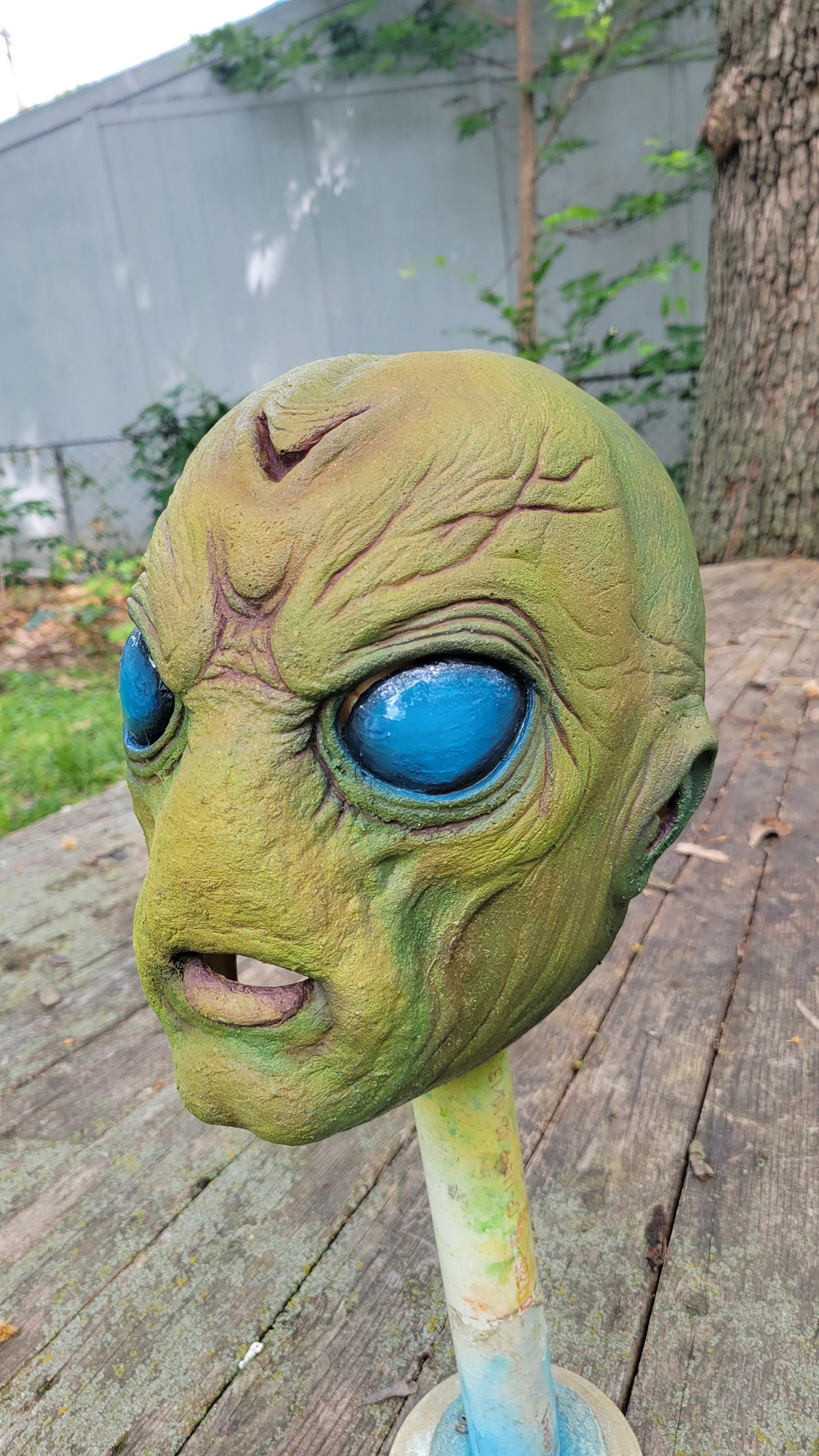 Roswell Little Green Man Alien Mask - Etsy