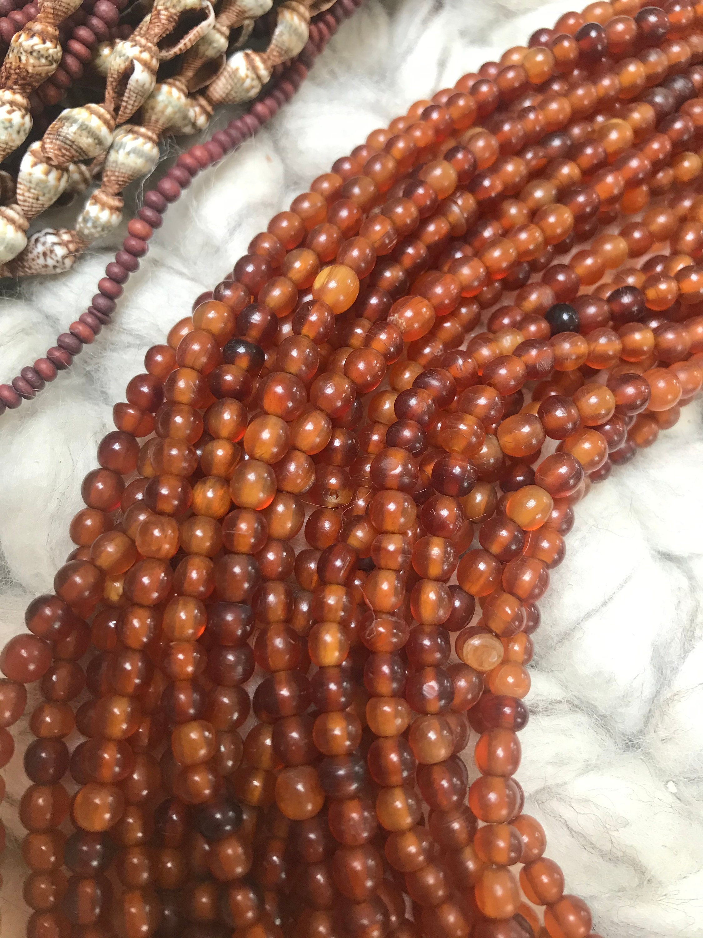 Gerda Lynggaard Monies 1988 Necklace Danish Design Denmark Amber Shell ...