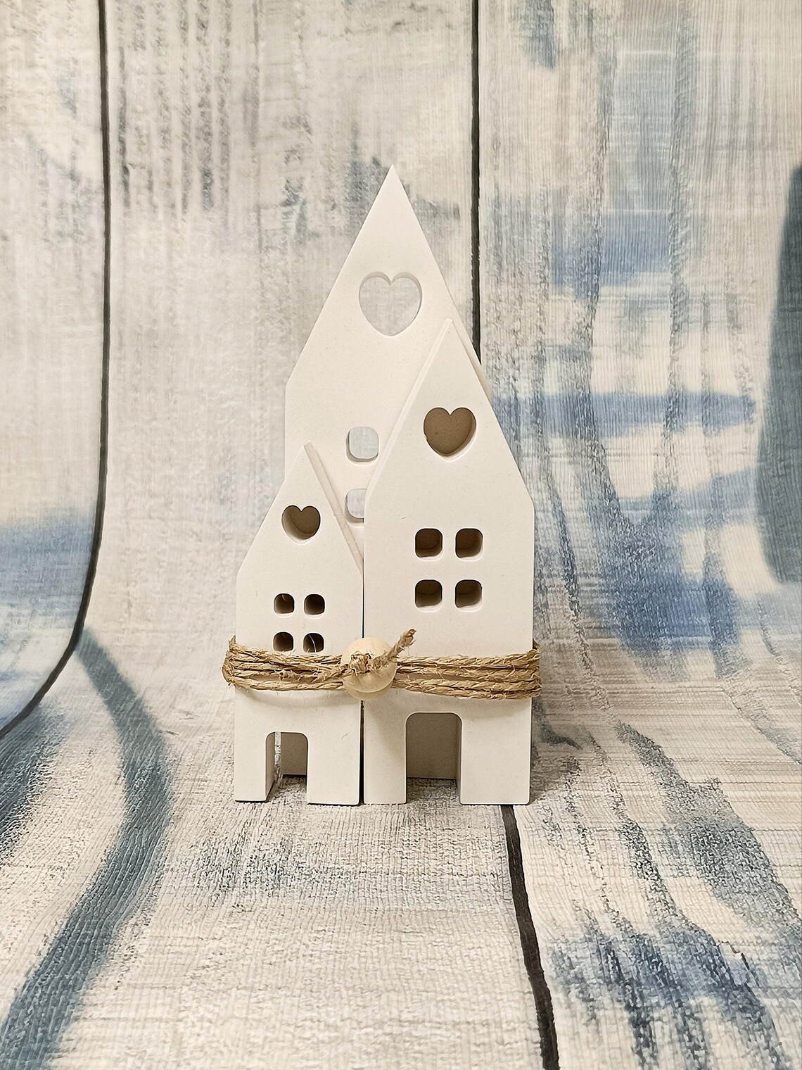Handmade Plaster Houses / Light Houses "kamon" for Decoration, for ...