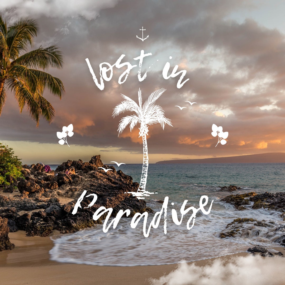 Lost in Paradise: Exquisite SVG PNG and JPG Files for Your - Etsy