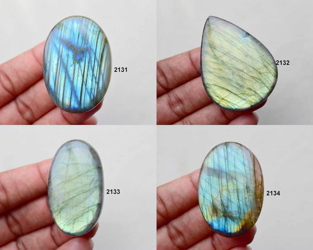 Natural Labradorite Cabochon Pendant Jewelry Making Ston - Etsy