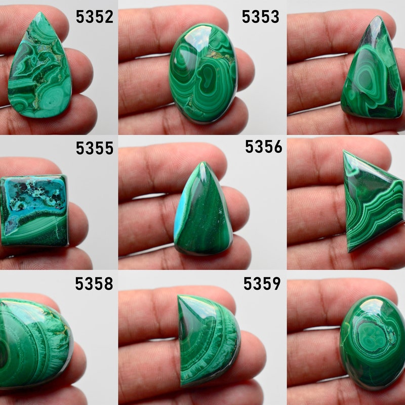 Malachite Jewelry - Etsy