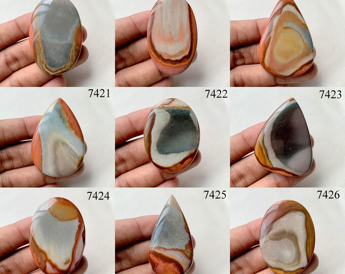 Polychrome Jasper Gemstone, Polychrome Jasper Gemstone Cabochon, Loose ...