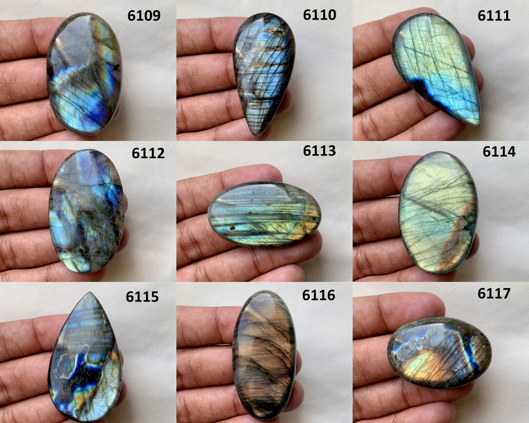 Natural Multi Rare Fire Labradorite Cabochon, Multi Labradorite, Loose ...