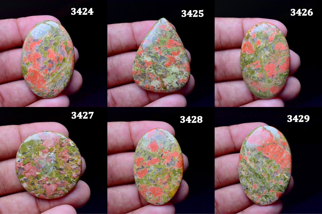 Pink Unakite Jasper Loose Gemstone, AAA+ Natural Pink Unakite Jasper ...