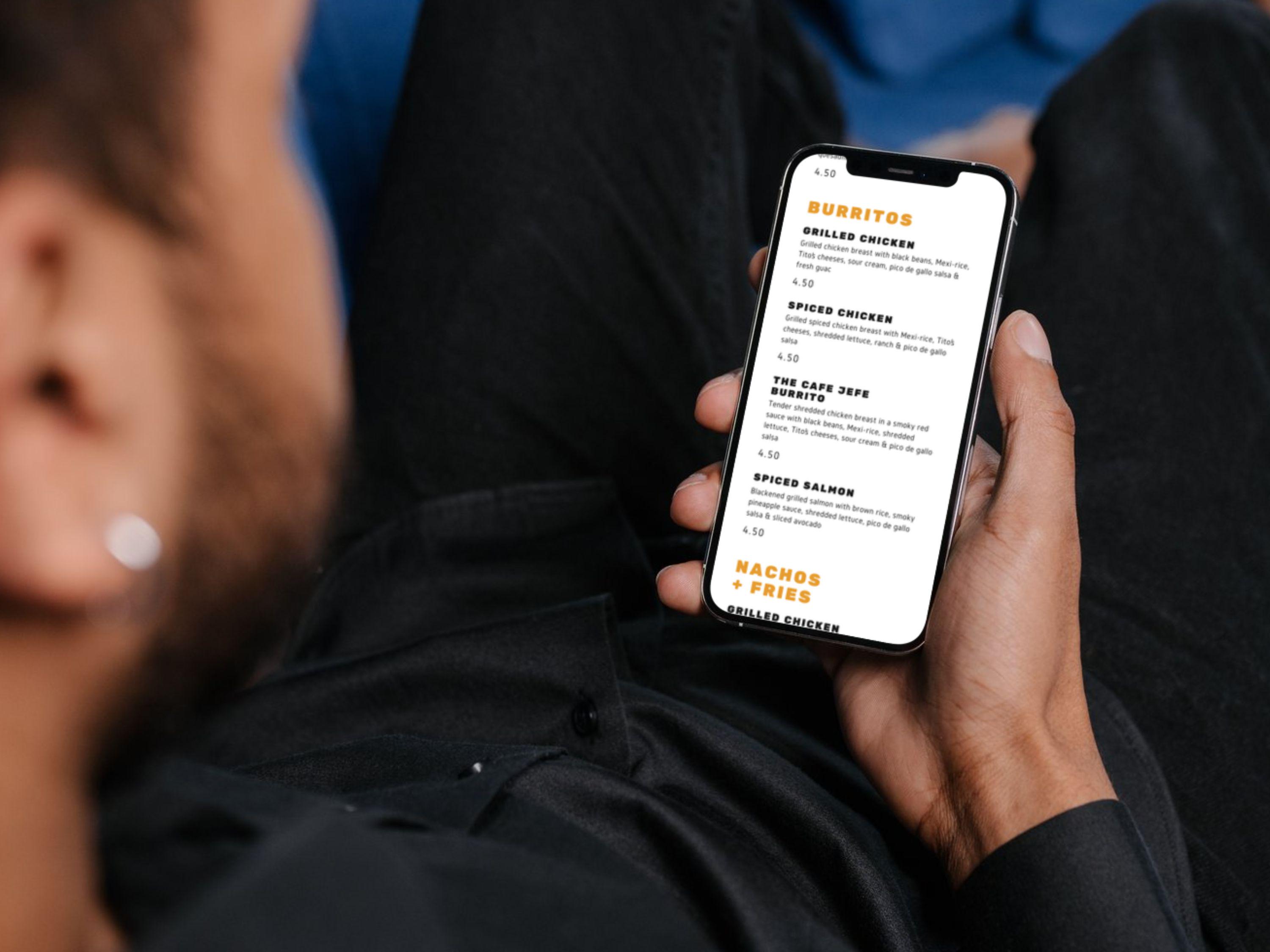 Restaurant Mobile Menu Canva Template: Food Truck & Cafe (PDF) - Etsy