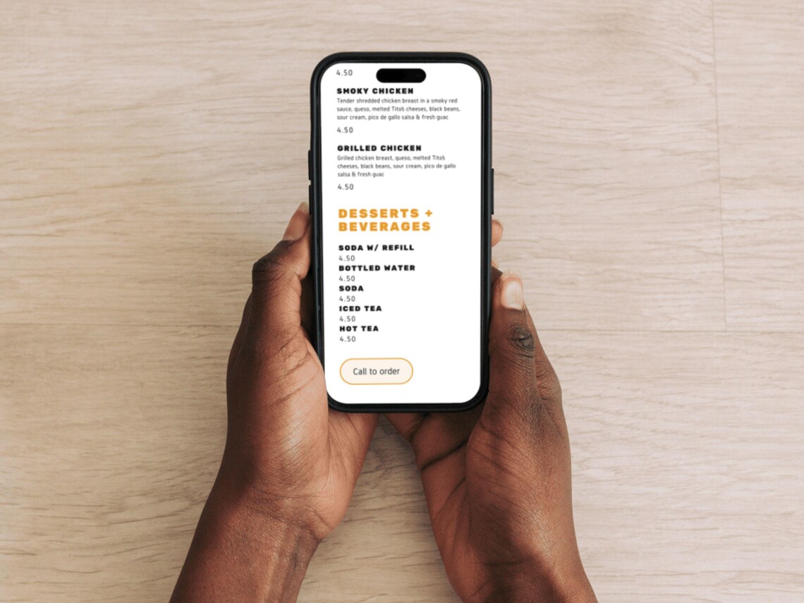 Restaurant Mobile Menu Canva Template: Food Truck & Cafe (PDF) - Etsy