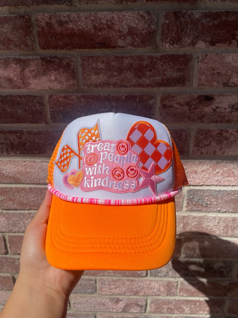 Trucker Hat With Patches - Etsy