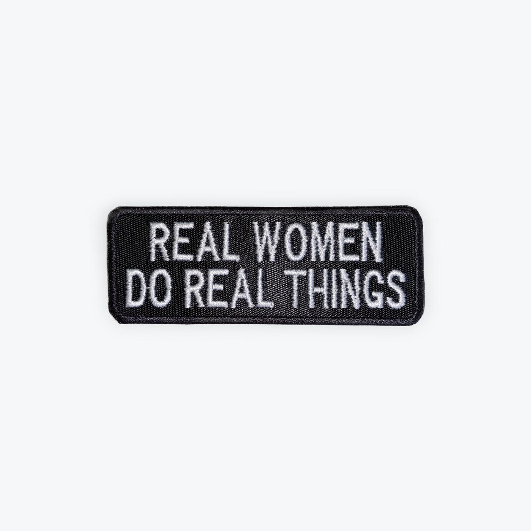 Real Women Do Real Things Motorcycle Patch - Etsy