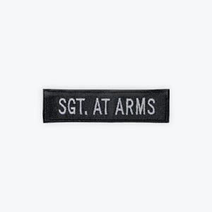Sgt at Arms Motorcycle Patch - Etsy