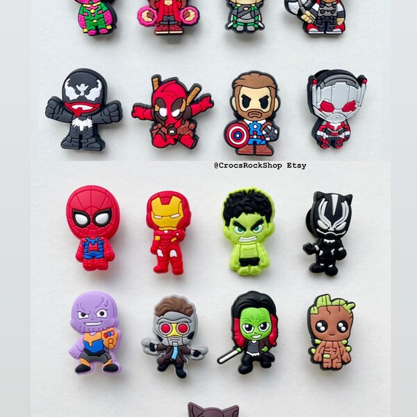 Captain America Jibbitz - Etsy