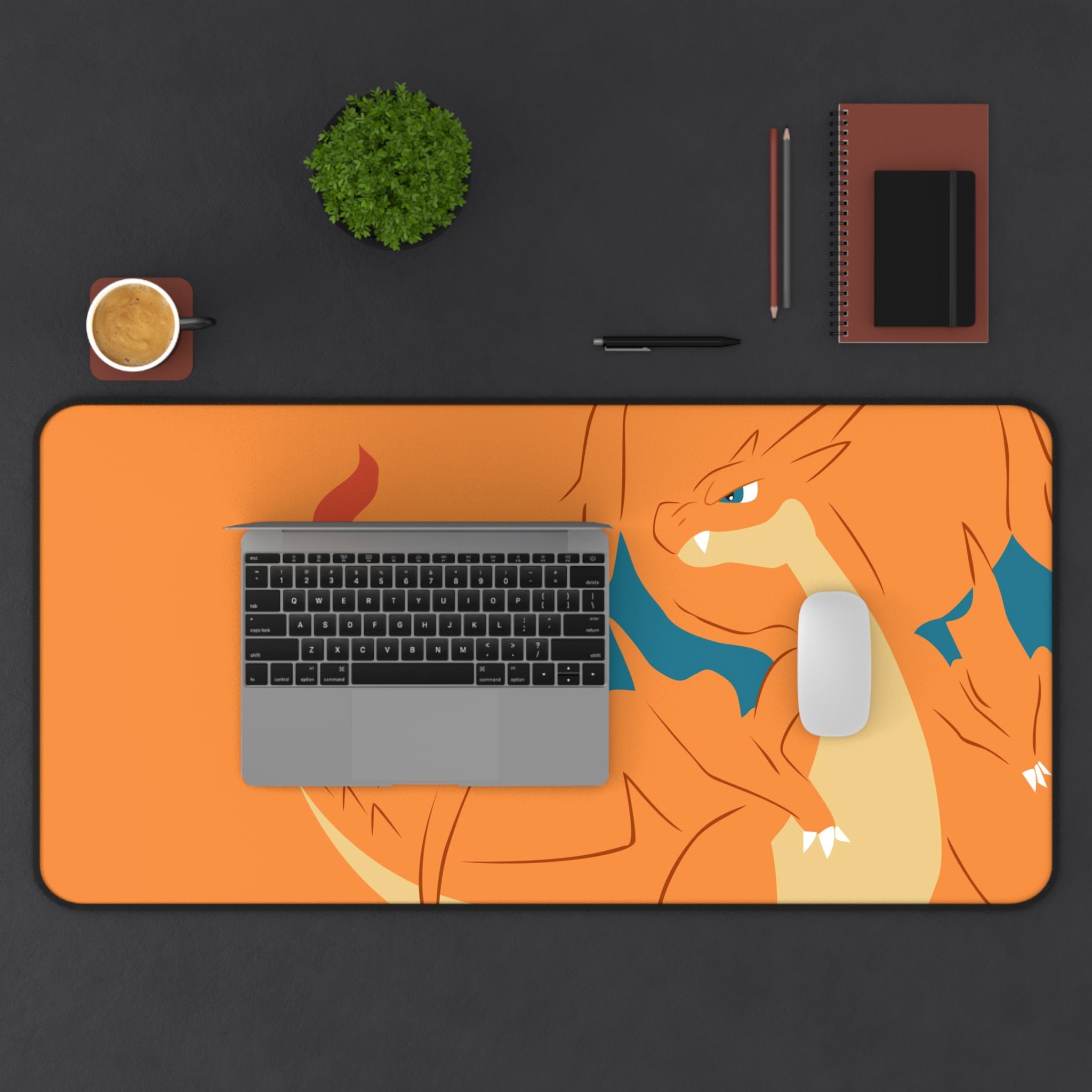 Mega Charizard Y Gaming Desk Mat sold by Gabriel Camargo | SKU 44555987 | 55% OFF Printerval