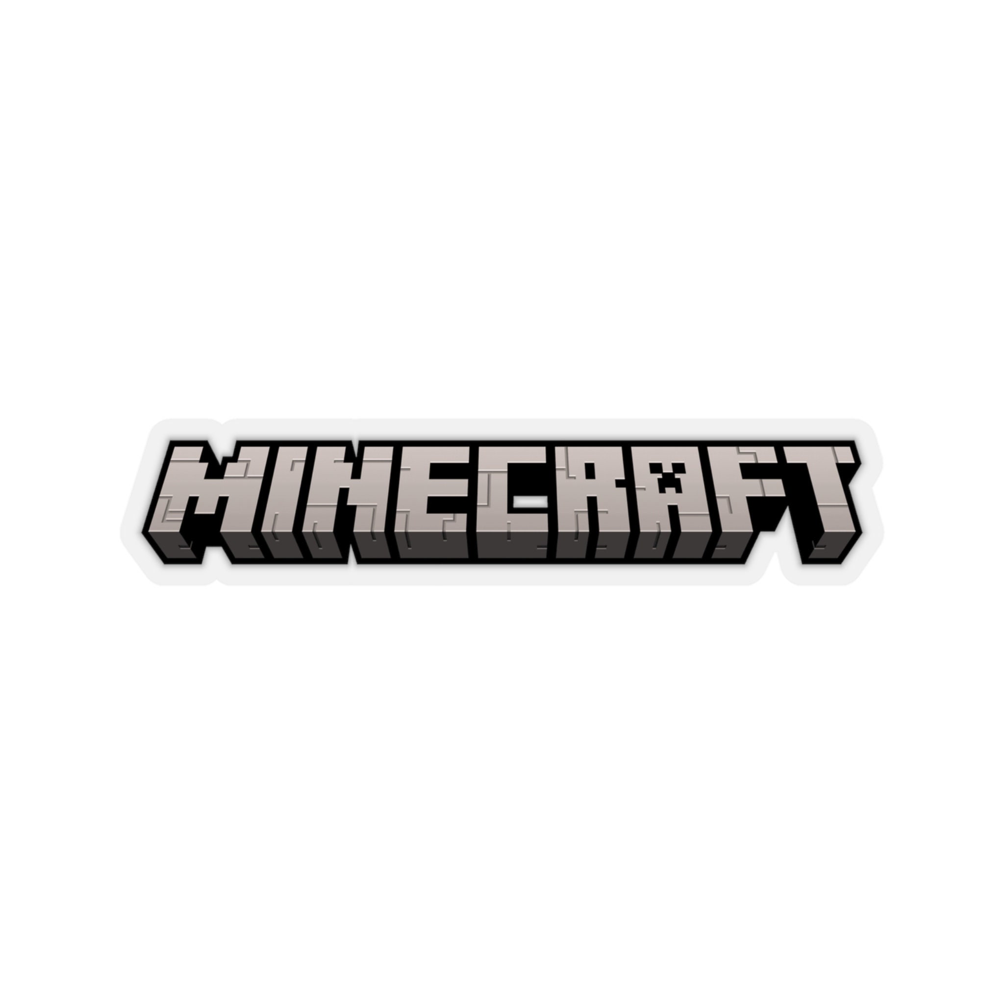 Minecraft Logo Sticker - Etsy