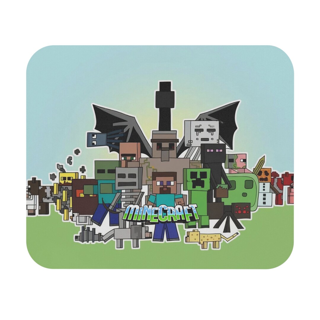 Minecraft Mob Mouse Pad (rectangle) - Etsy