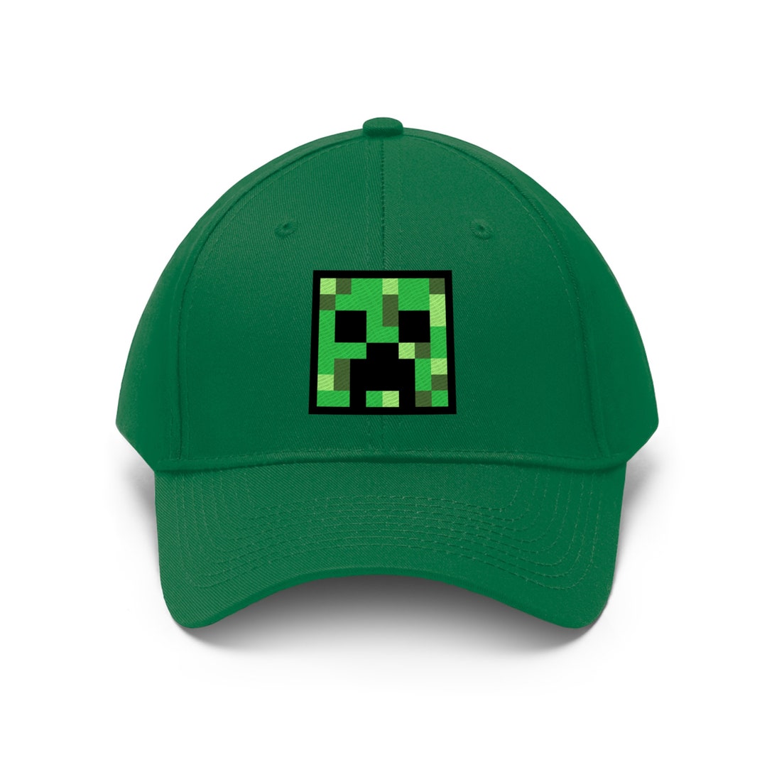 Embroidered Minecraft Creeper Hat - Etsy