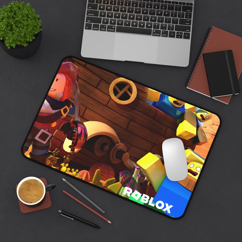 Roblox Pirate and Noobs Desk Mat - Etsy
