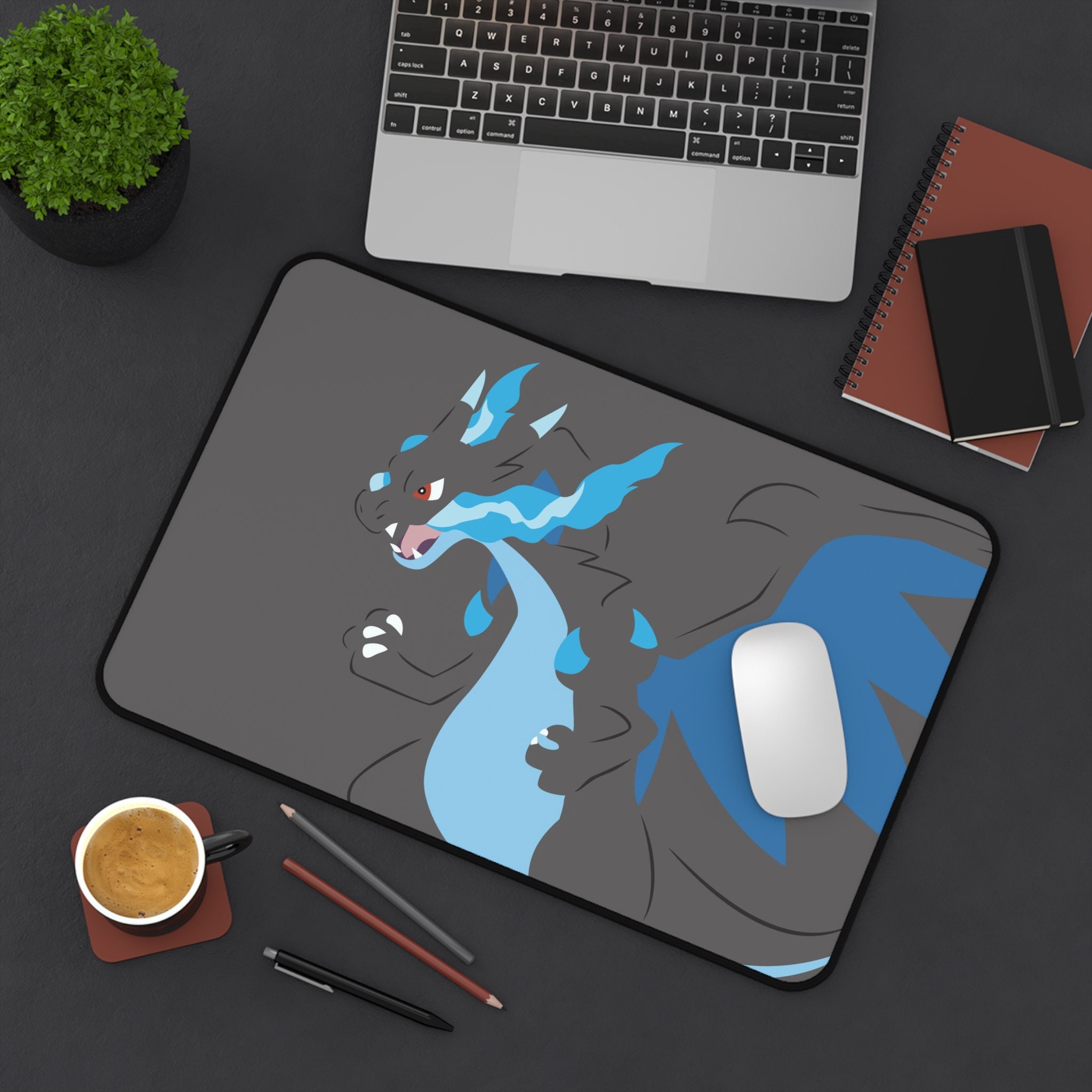 Mega Charizard X Gaming Desk Mat sold by Jin Aquamarine | SKU 44555988 ...