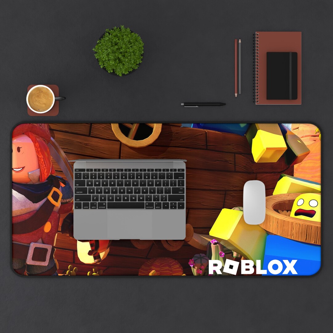 Roblox Pirate and Noobs Desk Mat - Etsy
