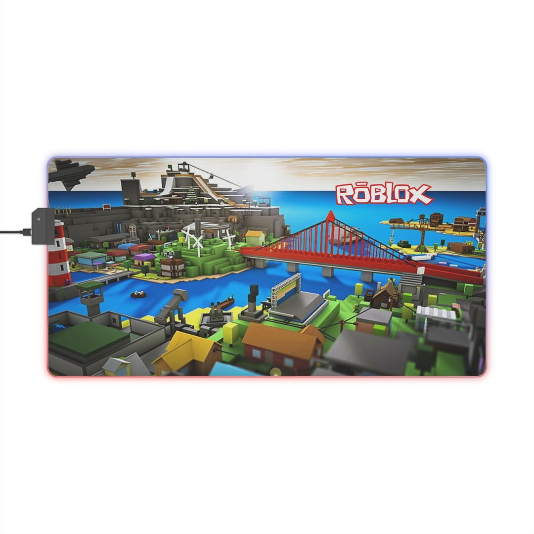 Roblox City LED Gaming Desk Mat - Etsy