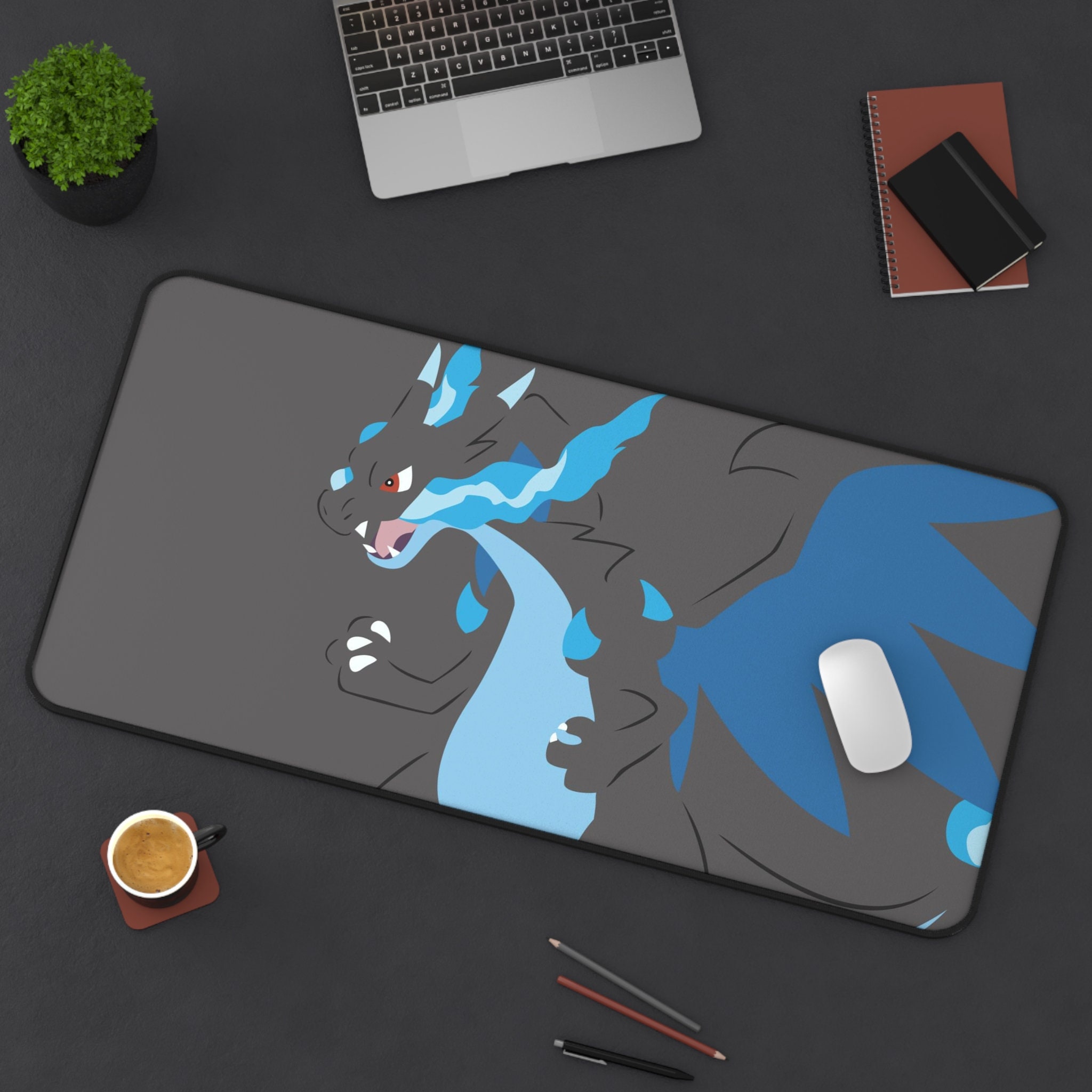 Mega Charizard X Gaming Desk Mat sold by Jin Aquamarine | SKU 44555988 ...