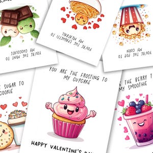Food Puns Cute Valentine Cards, Funny Valentine's Day Printable Cards ...