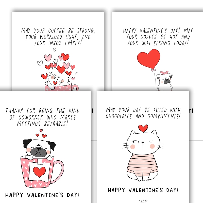 Work Valentine Day Cards - Etsy