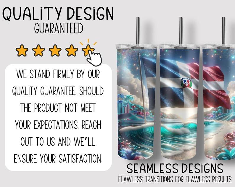 Dominican Republic Flag 20 Oz Skinny Tumbler Wrap PNG, Dominican ...