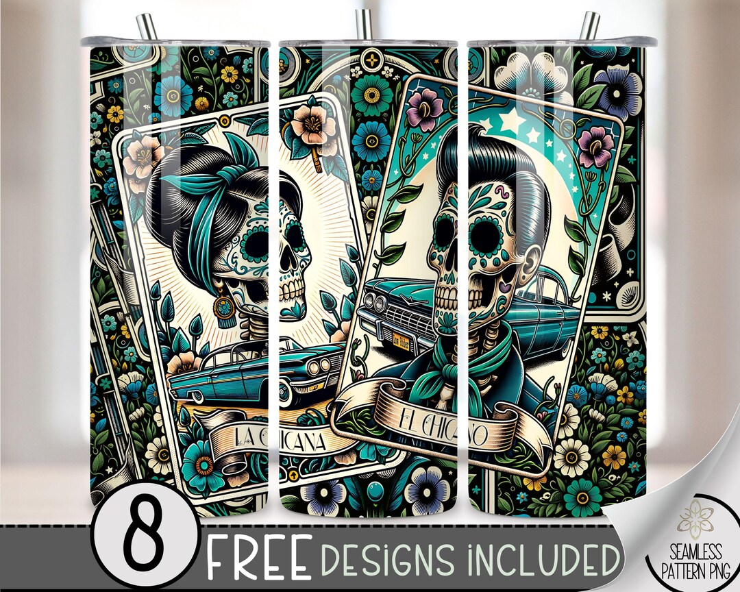 La Chicano Cholo 20oz Tumbler Wrap,el Chicano Style Lowrider ...