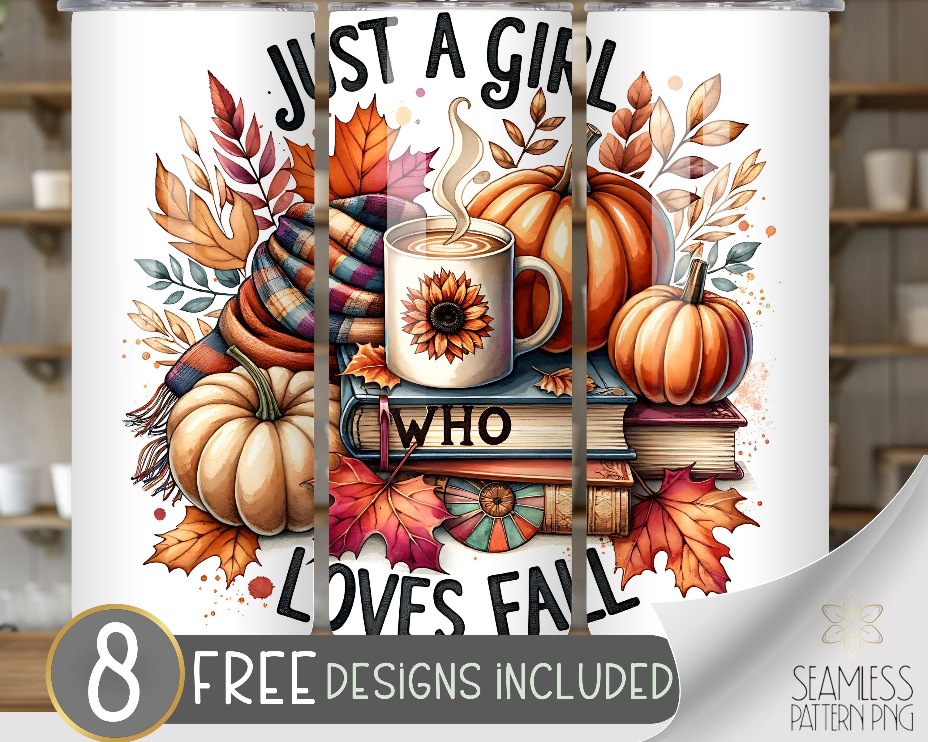 Just a Girl Who Loves Fall Png, Sublimation Design, Autumn Vibes, Fall ...