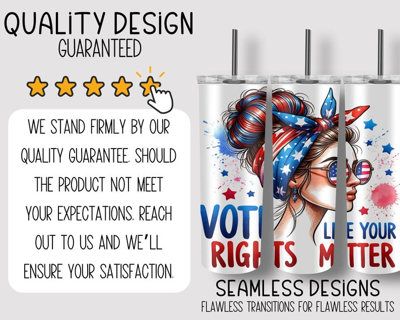Election Day Tumbler Wrap PNG Digital Download 20 Oz Skinny, Election ...