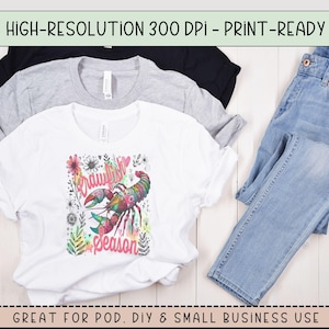 Fun Crawfish PNG Design Transparent Crawdad Preppy Crawfish Season ...