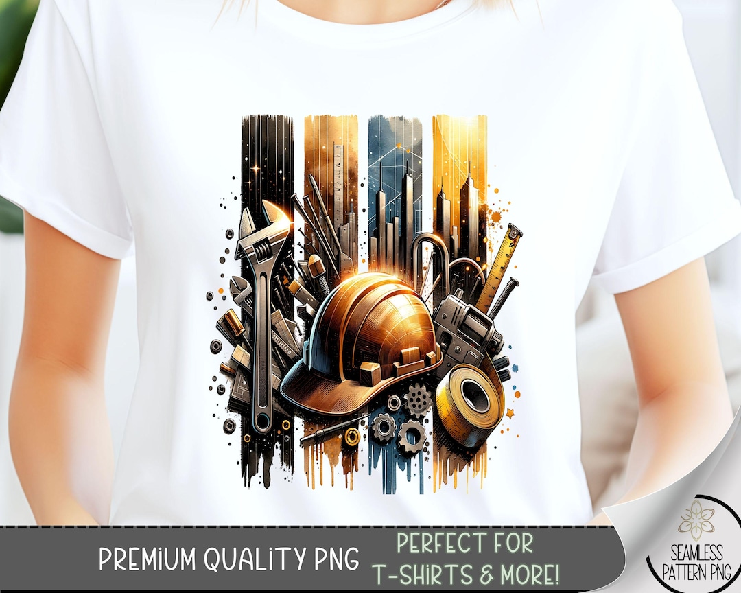 Construction T-shirt Design, Hardhat Sublimation Design, Dad Tools ...