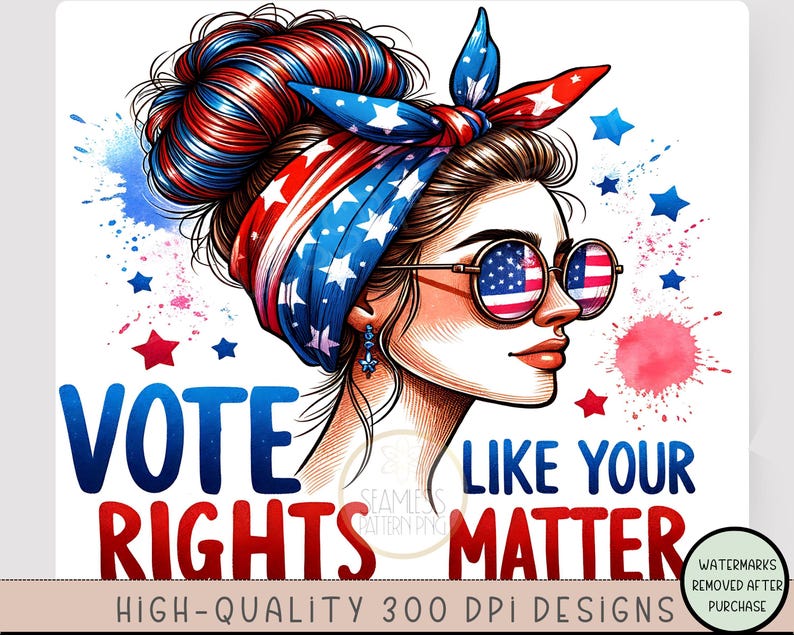 Election Day Tumbler Wrap PNG Digital Download 20 Oz Skinny, Election ...