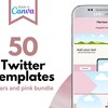 50 Twitter Templates | Canva | Canva Templates| Twitter Post | Social ...