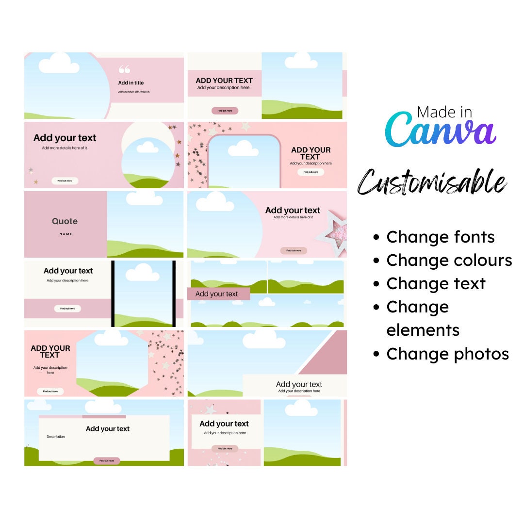 50 Twitter Templates Canva Canva Templates Twitter Post Social Media - Etsy