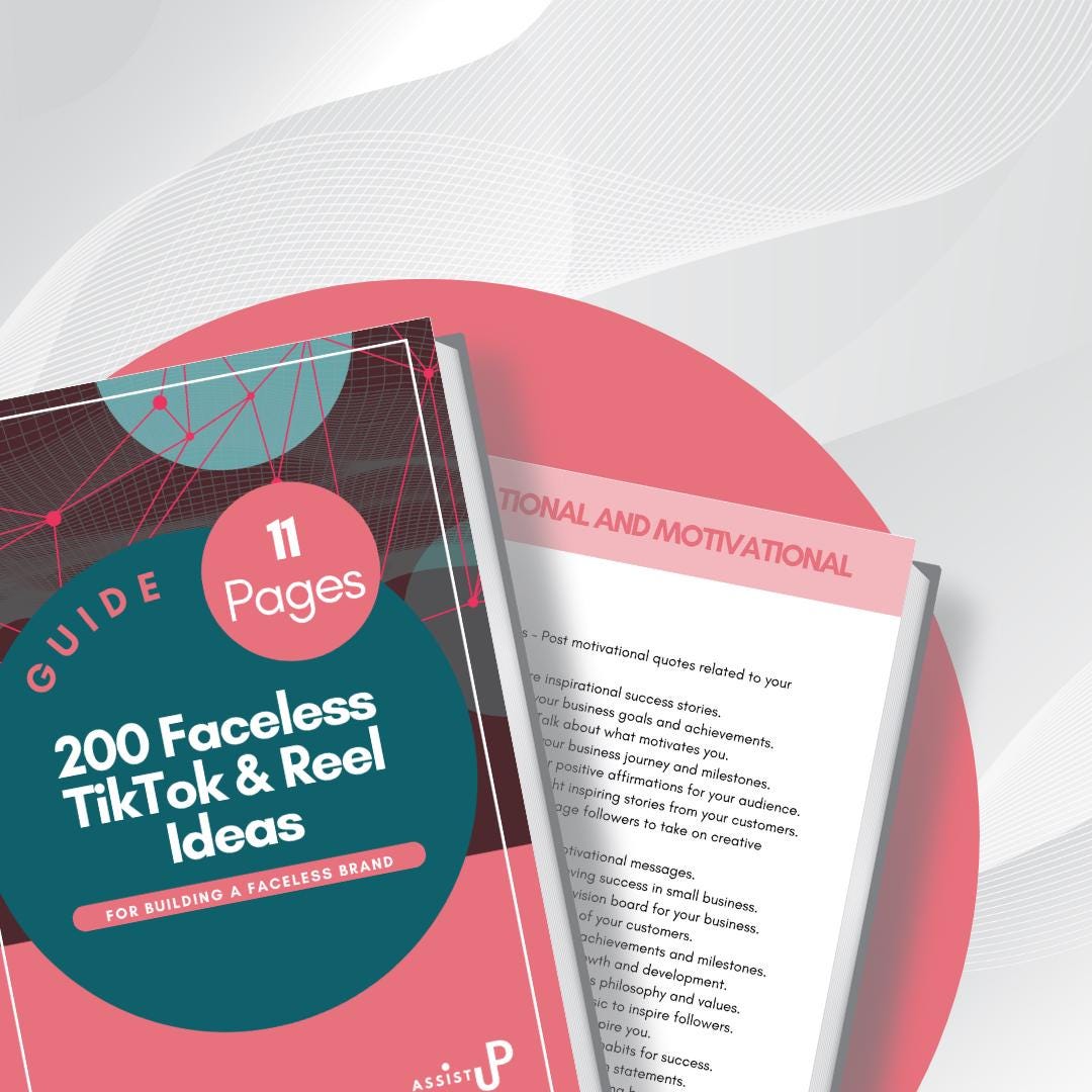 200 Faceless Tiktok & Reel Ideas for Business | Product Showcase ...