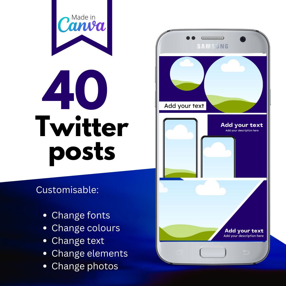 40 Twitter Templates | Canva | Canva Templates| Twitter Post | Social ...