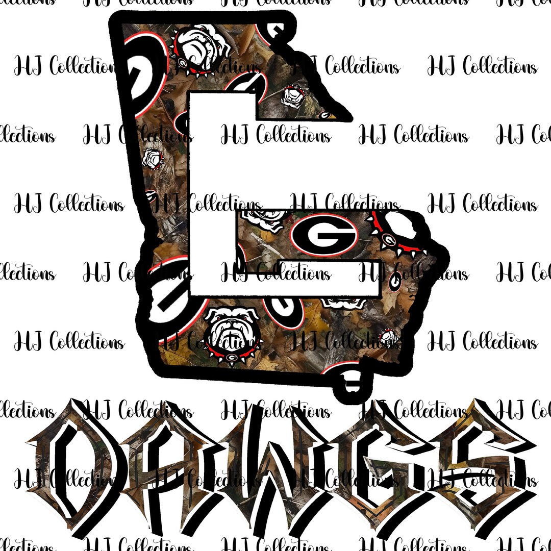 Georgia G Camo Ga Uga G Camo Ga Bullgogs Png Uga Jpg Ga Bulldogs - Etsy