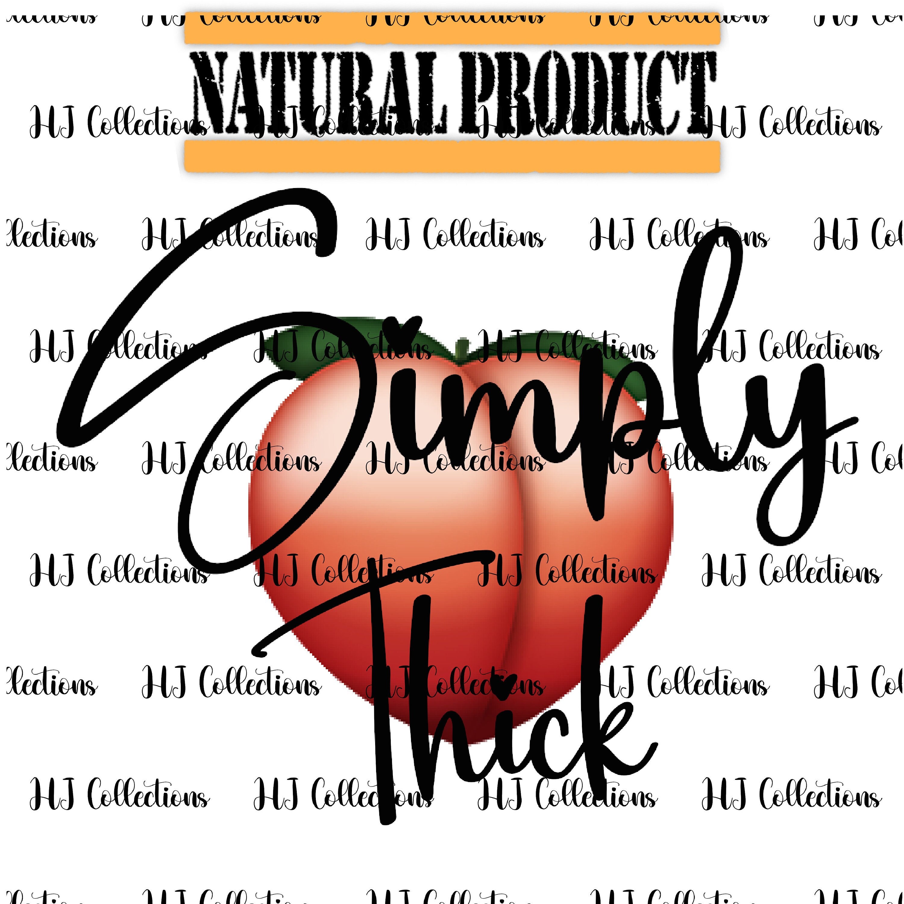 Natural Simply Thick Peach Png Jpg Sublimation - Etsy