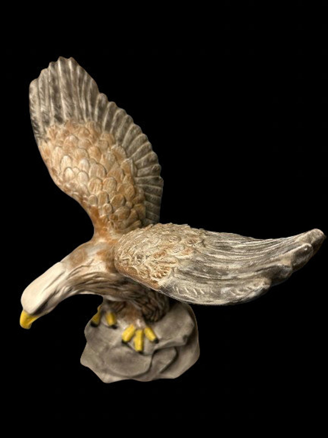 Vintage Patriotic American Bald Eagle Figurine Sculpture - Etsy