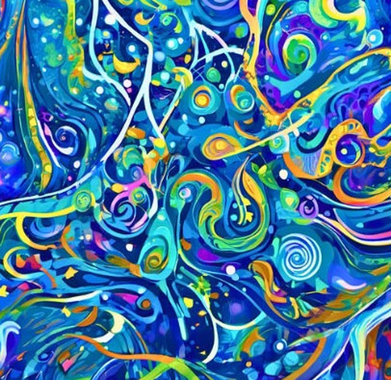 PRINTABLE ABSTRACT ART for Instant Wall Decor Digital Abstract Art ...