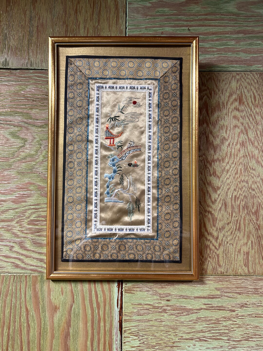 Two Framed Chinese Silk Hand Emroidery Pieces - Etsy