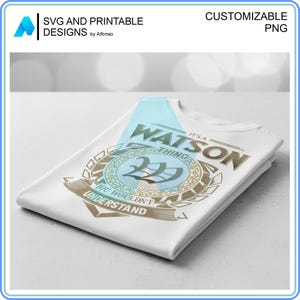 Custom Family Crest PNG – Vintage Last Name Design (digital Download ...