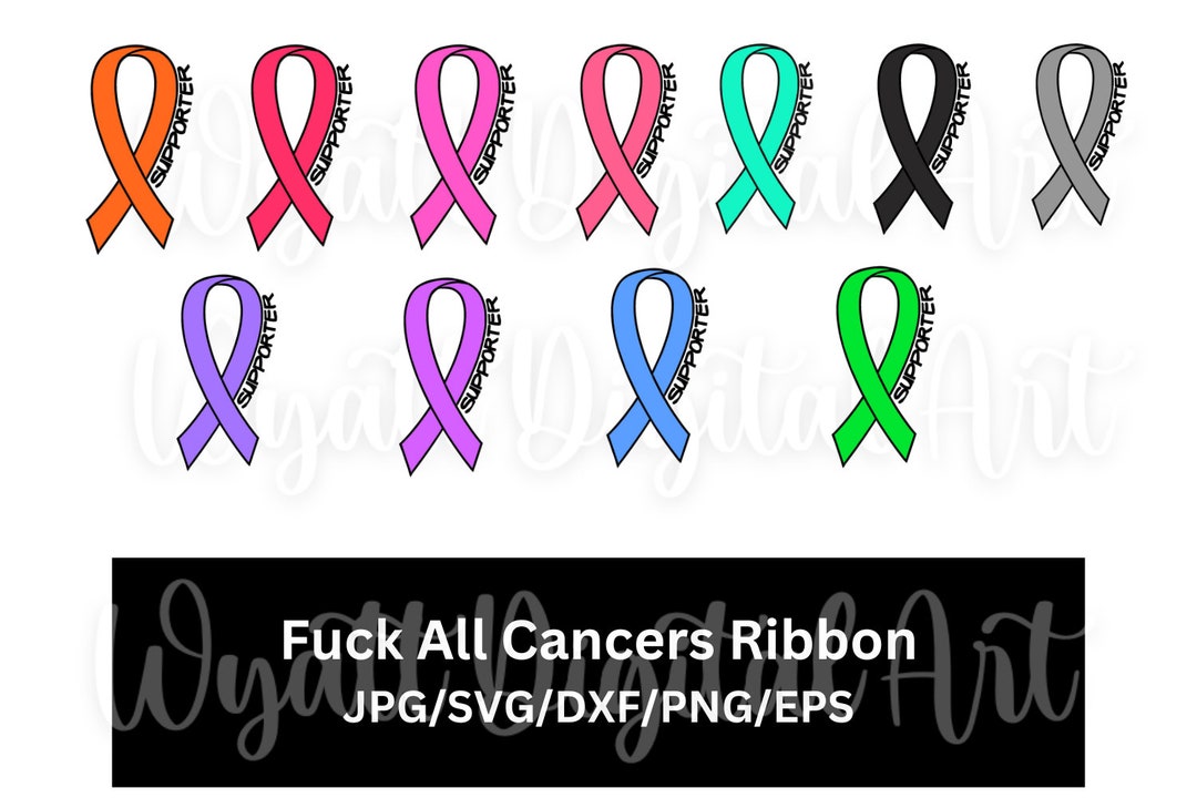 Cancer Support Ribbons Bundle - Etsy