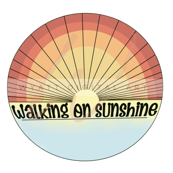 Walking on Sunshine - Etsy