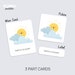 18 Weather Cards, Montessori Flashcards, Pre-school Cards, Educational ...