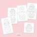 Easter Egg Folding Surprise Card, Printable Activity Sheets for Kids ...