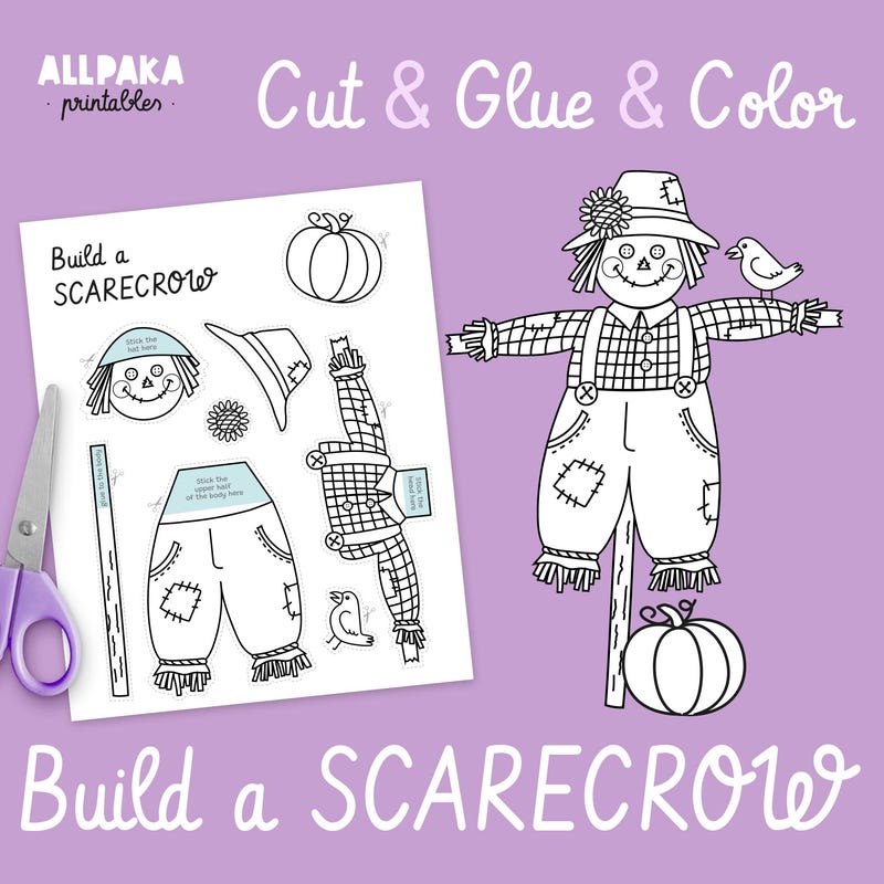 Scarecrow Print - Etsy