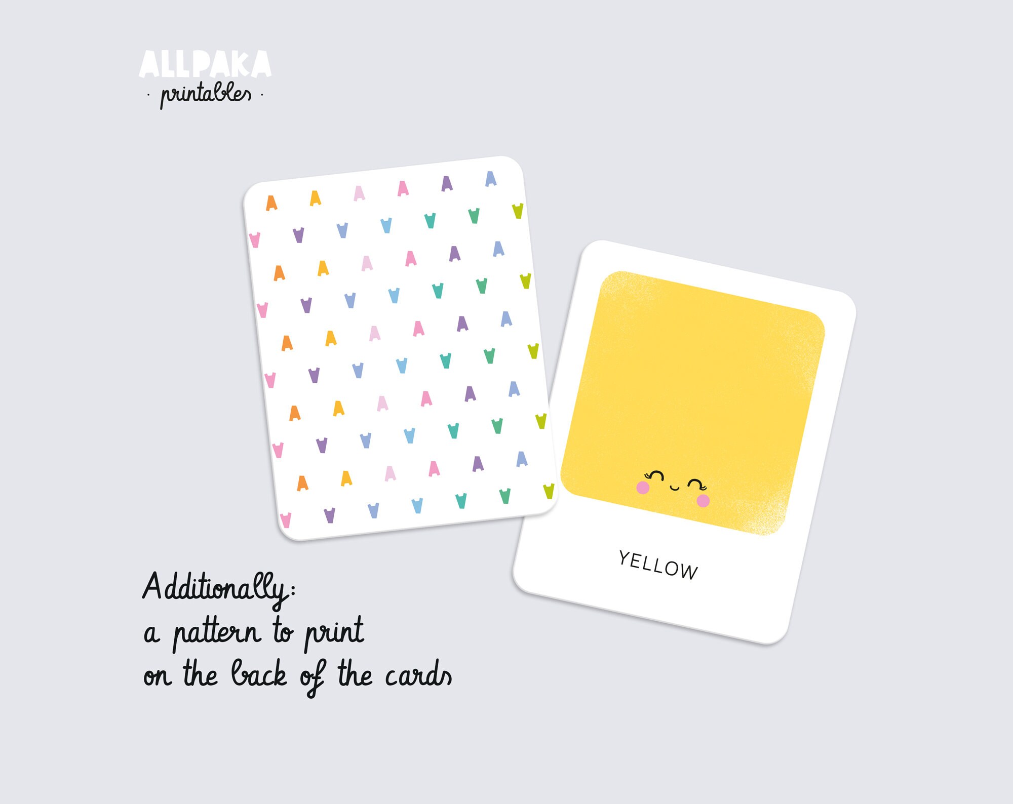 Color Cards, Montessori Flashcards, Pre-school Cards, Educational Cards ...