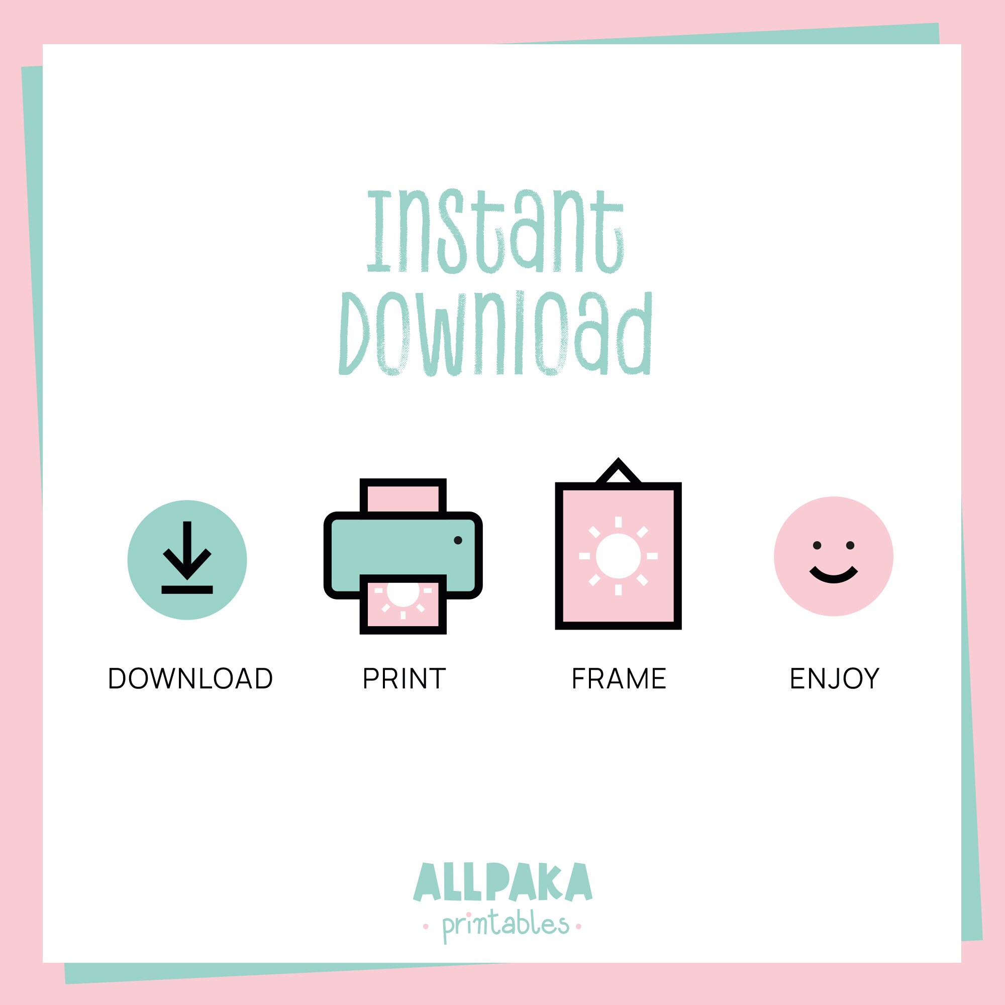 Animal Alphabet Poster, ABC Poster, Nursery Decor, Kid's Room Decor ...